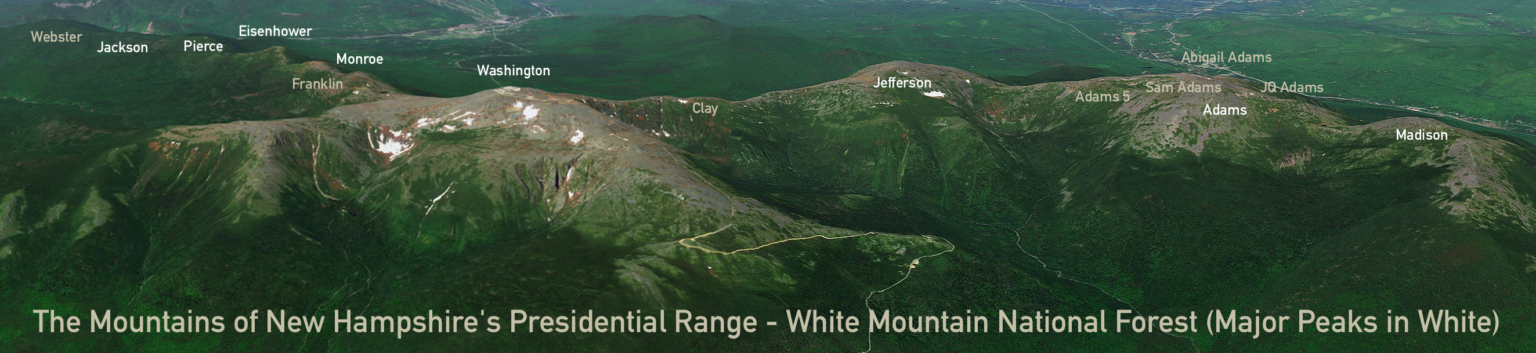 Exploring the Presidential Range of New Hampshire