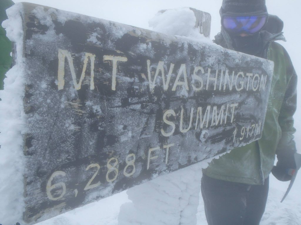 Mt Washington Summit Sign – Redline Guiding